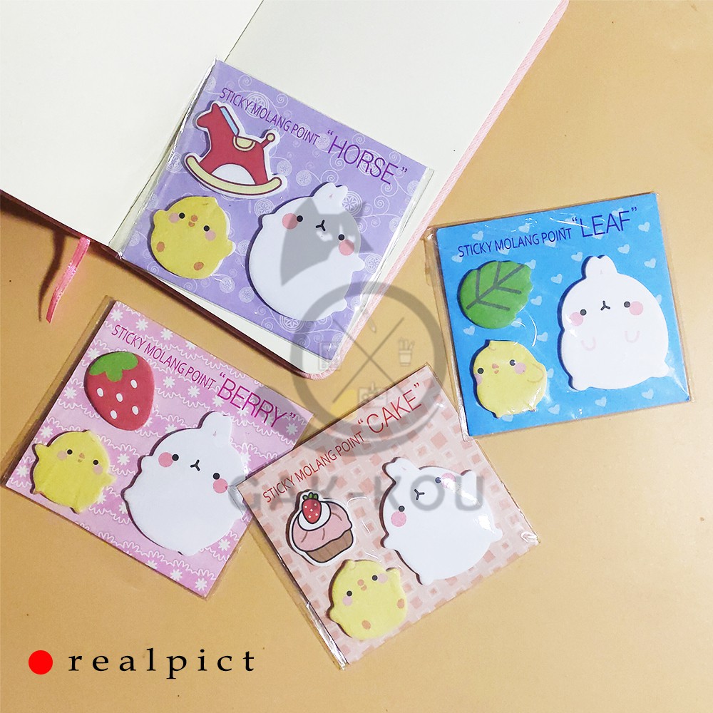 Jual STICKY NOTE MOLANG/BUKU SEKOLAH LUCU | Shopee Indonesia