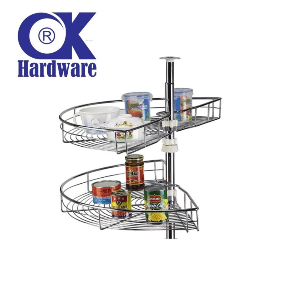 Jual Rak Putar Swing Out Rack 2 Susun for Kitchen Cabinet 750 mm OK 570 ...