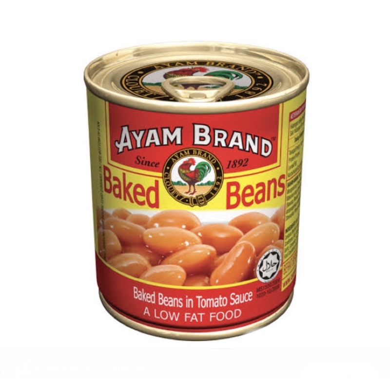 Jual Ayam Brand Baked Beans 230gr/ Kacang Panggang Dalam Saus Tomat ...