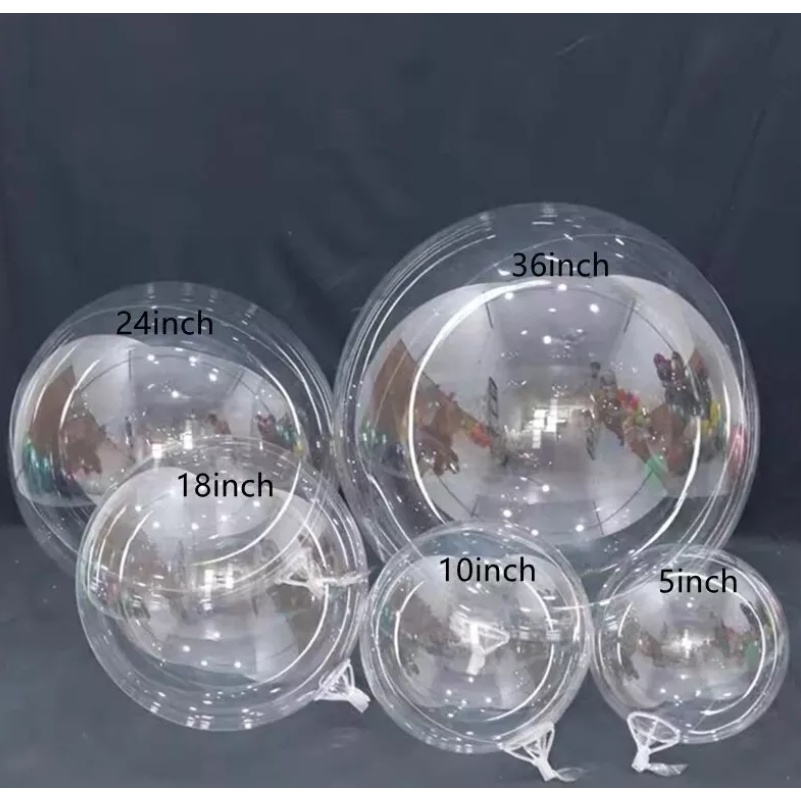 Jual balon bobo pvc 36, 24, 20, 18, 12, 10 inch balon bening transparan ...