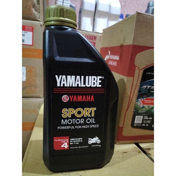 Jual OLI YAMALUBE SPORT 1 LITER SNI SAE 10W-40 API SERVICE SL | Shopee ...
