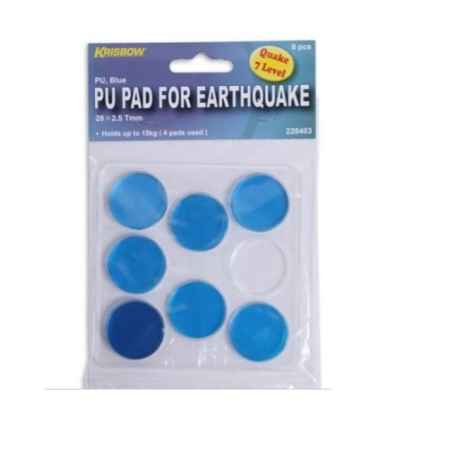 Jual Bantalan Karet Anti Gempa 8 | Krisbow PU Pad For EarthQuake 28 x 2 ...