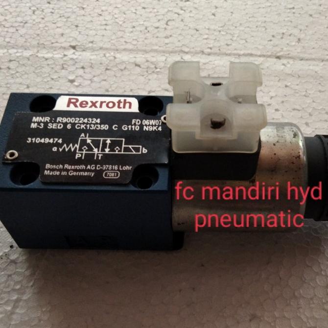 Jual Solenoid Valve Rexroth M-3Sed-6-Ck13/350Cg110N9K4 Voltase 110 Vdc | Shopee Indonesia