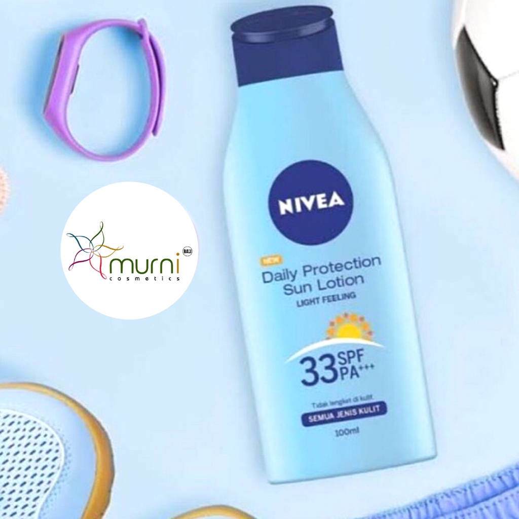 Jual NIVEA DAILY PROTECTION SUN LOTION SPF33 PA++ 100ml | Shopee Indonesia