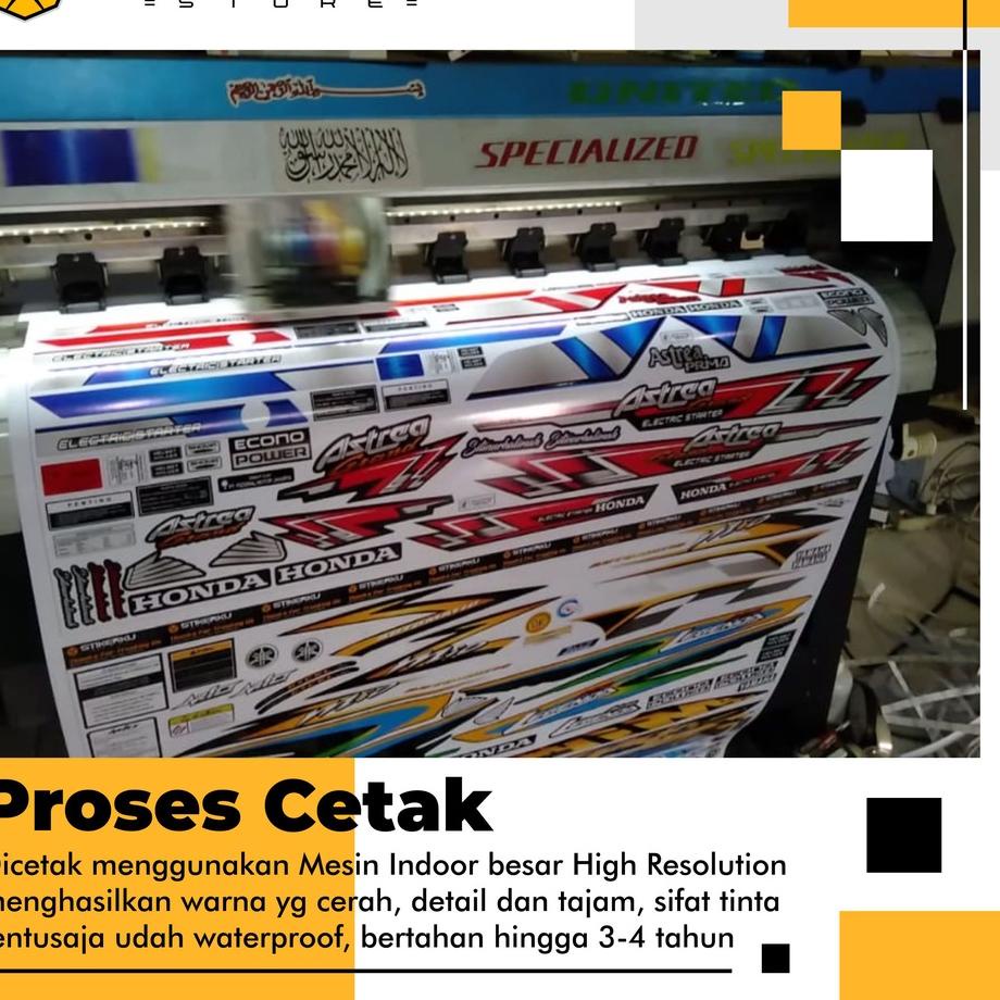 Jual Harga Spesial.. YAMAHA MIO I 125 STOCK DECAL CARBON Y / 2015 ...