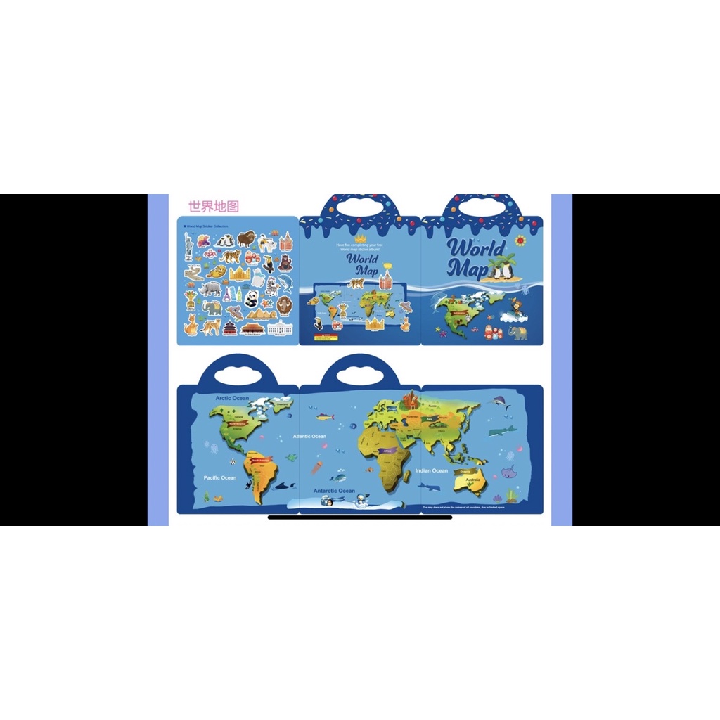 Jual buku stiker anak / reusable sticker book pop up dress up / sticker ...