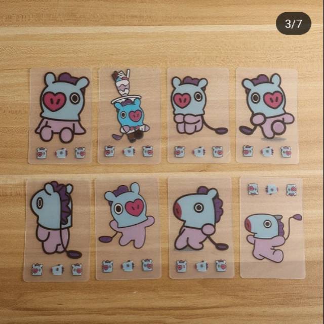 Jual Transparent card Mang BT21 | Shopee Indonesia