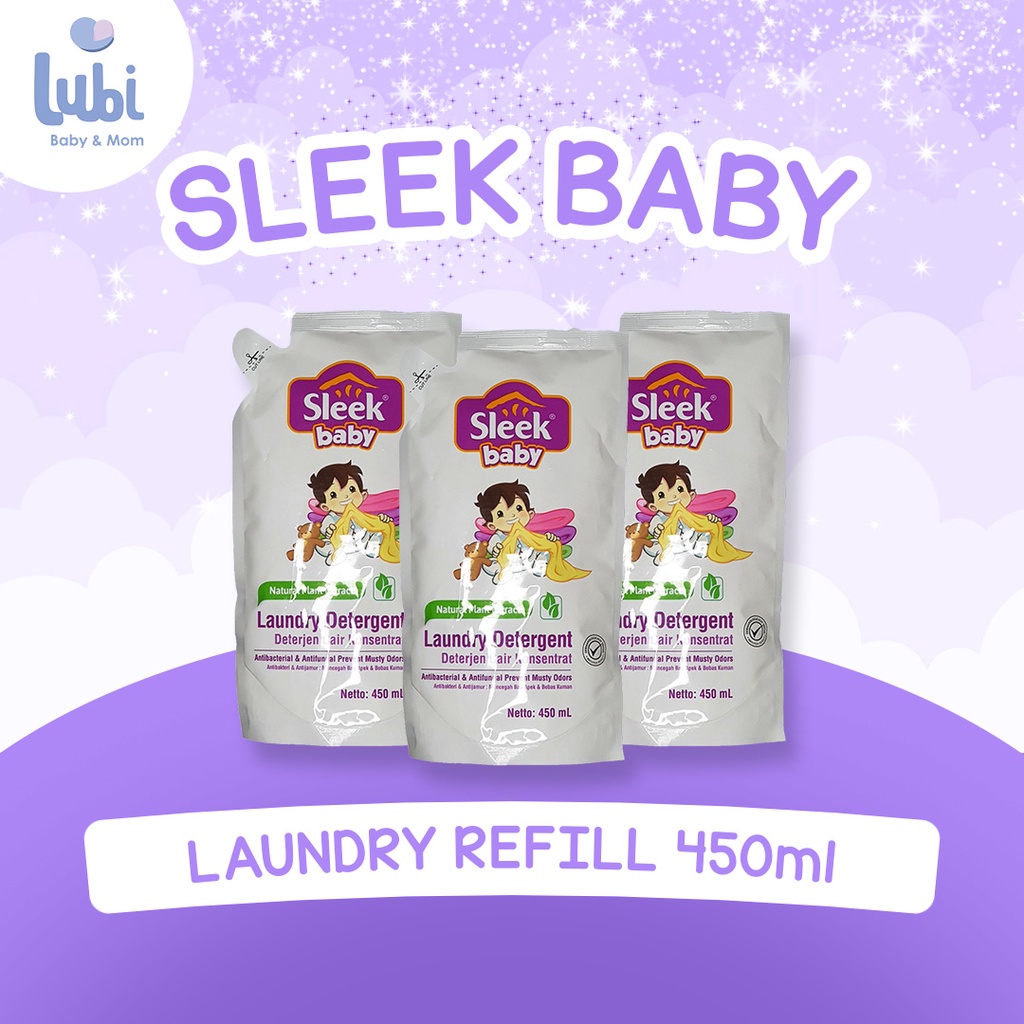 Jual SLEEK LAUNDRY DETERGENT 450 ML REFILL | Shopee Indonesia