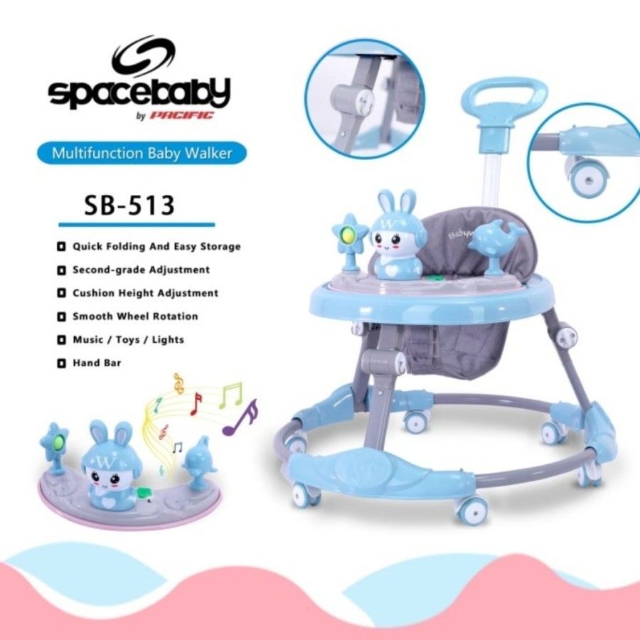 Jual SPACE BABY Baby Walker SB-316/SB-511/SB-512 /SB-513 Alat Bantu ...