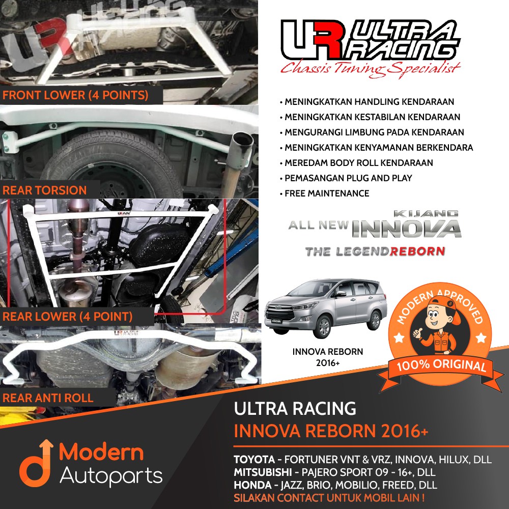 Jual PAKET Stabilizer Ultra Racing Innova Reborn 1 SET | Shopee Indonesia