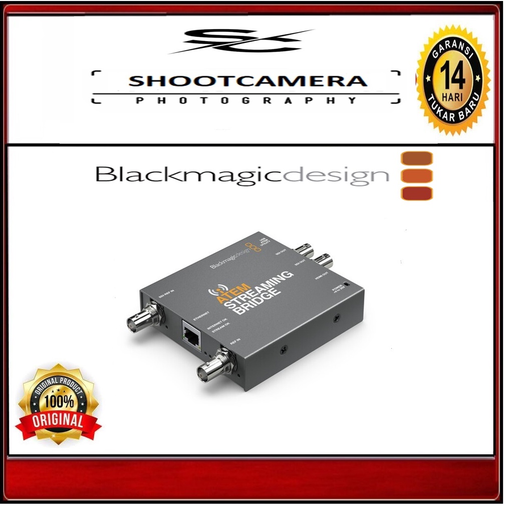 Jual BLACKMAGIC DESIGN ATEM STREAMING BRIDGE FOR ATEM MINI PRO | Shopee ...