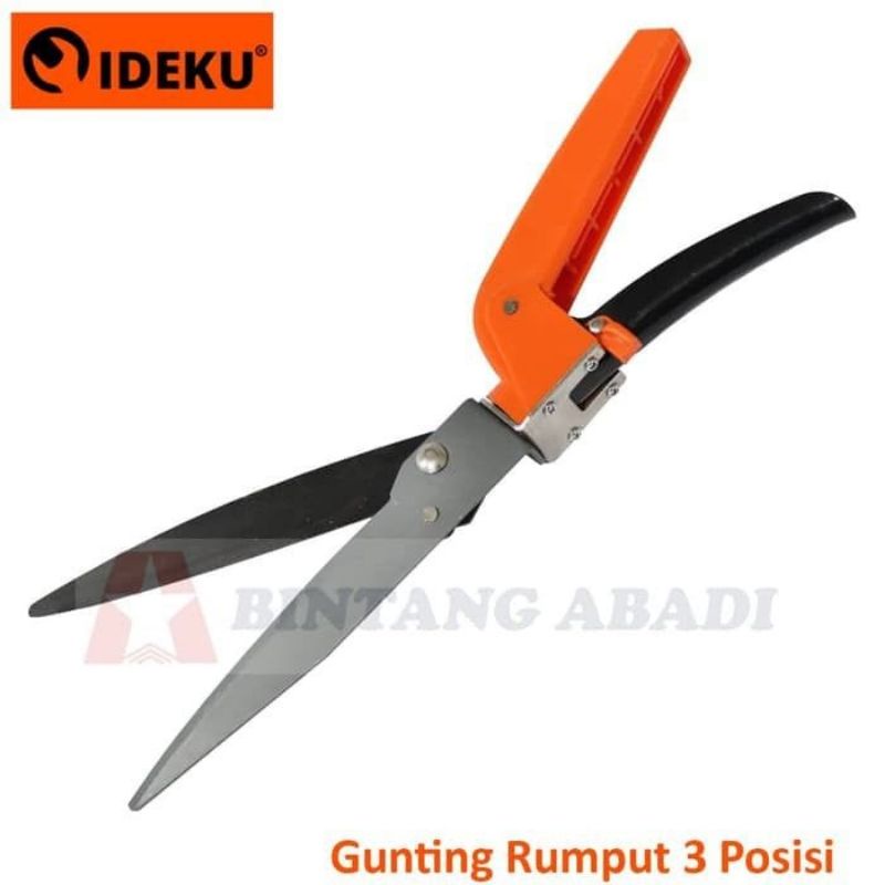 Jual GUNTING RUMPUT 3 POSISI 12" RRT IDEKU / GRASS SHEAR 330MM ...