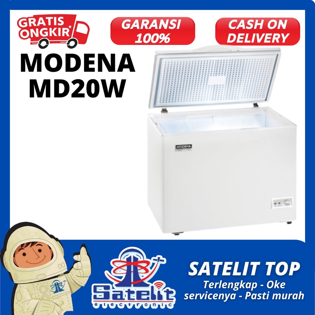 Jual FREEZER BOX / CHEST FREEZER MODENA MD20W | Shopee Indonesia