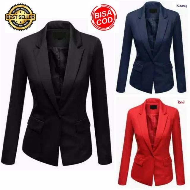 Jual Jas Blazer Wanita Jas Formal Wanita Jas Blazer Slim Fit | Shopee ...