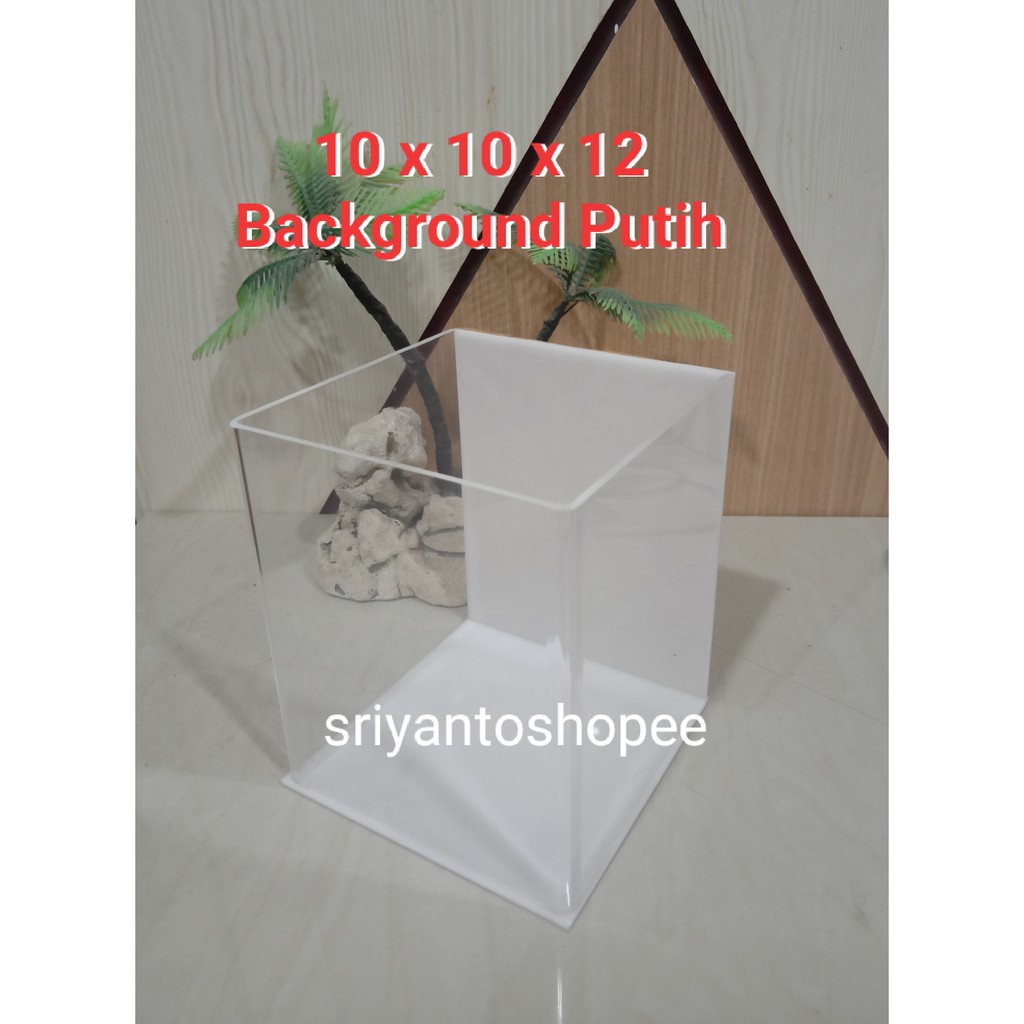 Jual Soliter Akrilik 10 x 10 x 12 Akuarium Cupang/Baby Chana Akrilik ...