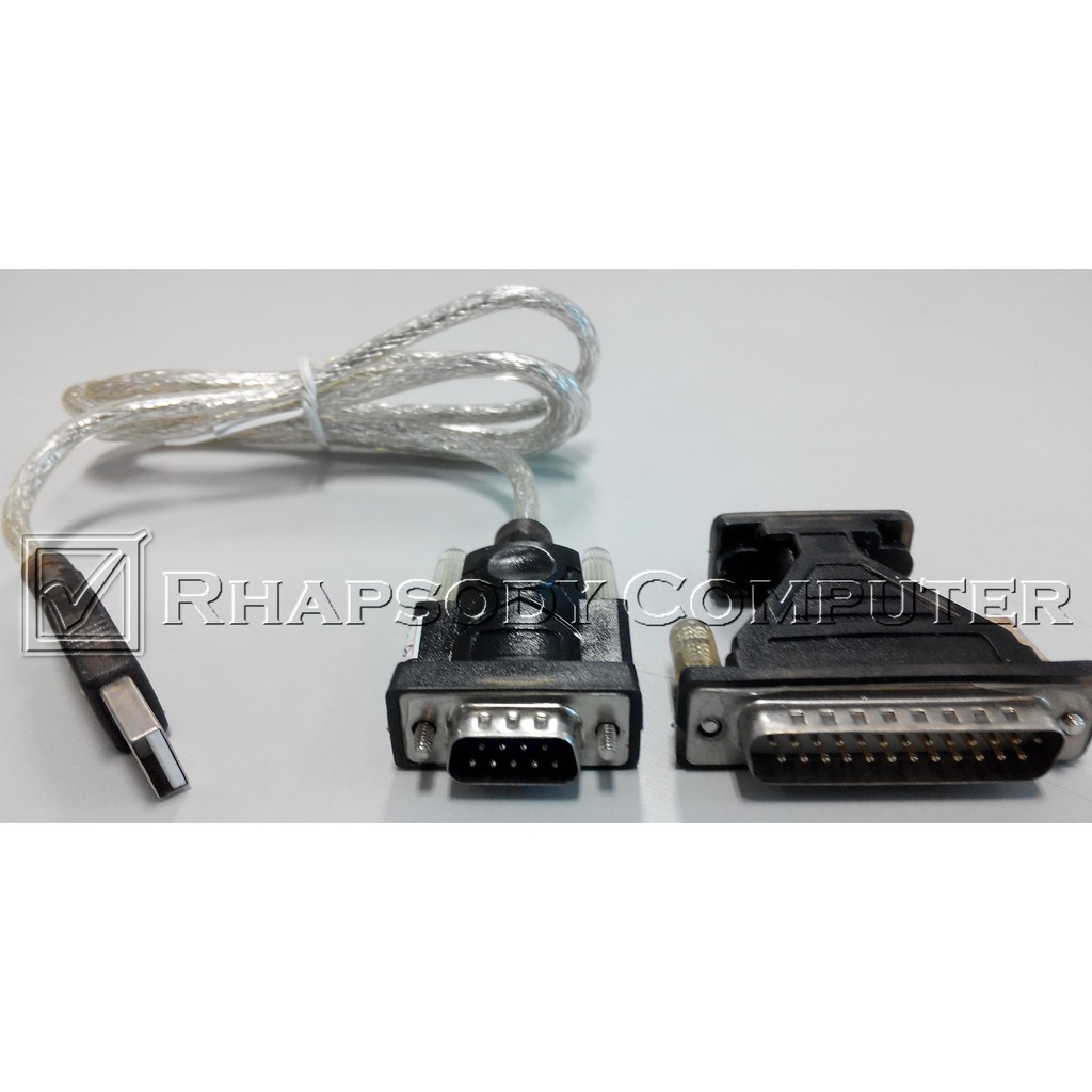 Jual Kabel USB 2.0 to 9 PIN/25 PIN Serial Port RS232 DB9/DB25 Adapter ...
