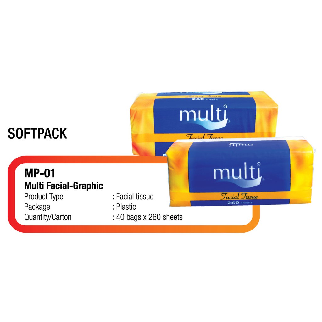 Jual TISSUE MULTI FACIAL GRAFIS MP-01 ISI 250 SHEET | Shopee Indonesia