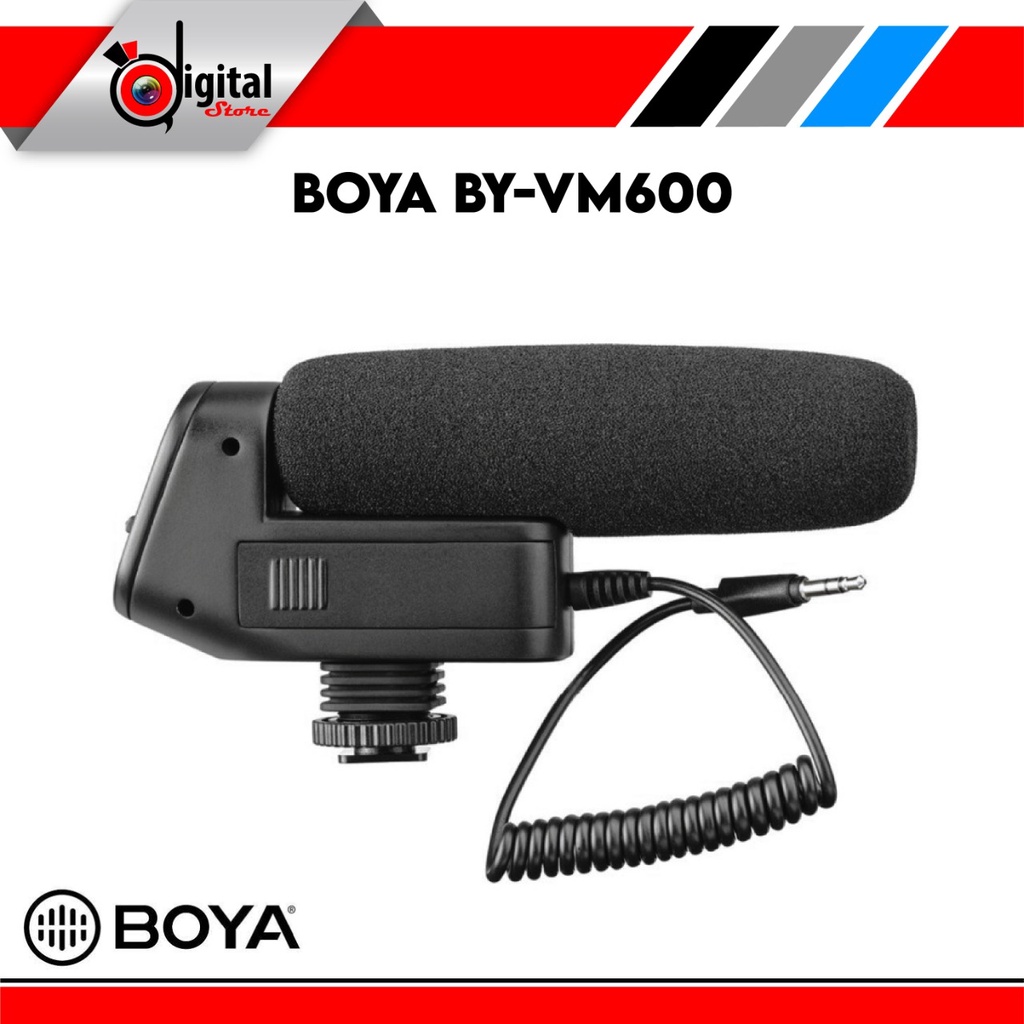 Jual BOYA BY-VM600 Cardioid Microphone for Camera & Camcorder | Shopee ...
