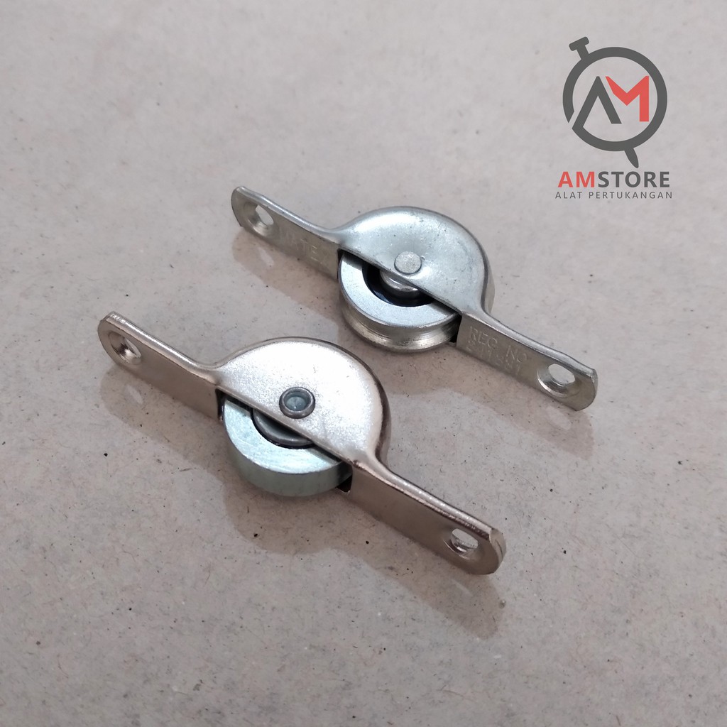 Jual Roda Pintu Lemari Sliding / Laker / Roda Etalase Ulih / Showcase ...