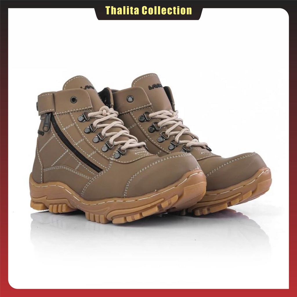 Jual Sepatu Hiking Mendaki Gunung Sepatu Safety Pria Ujung Besi ...