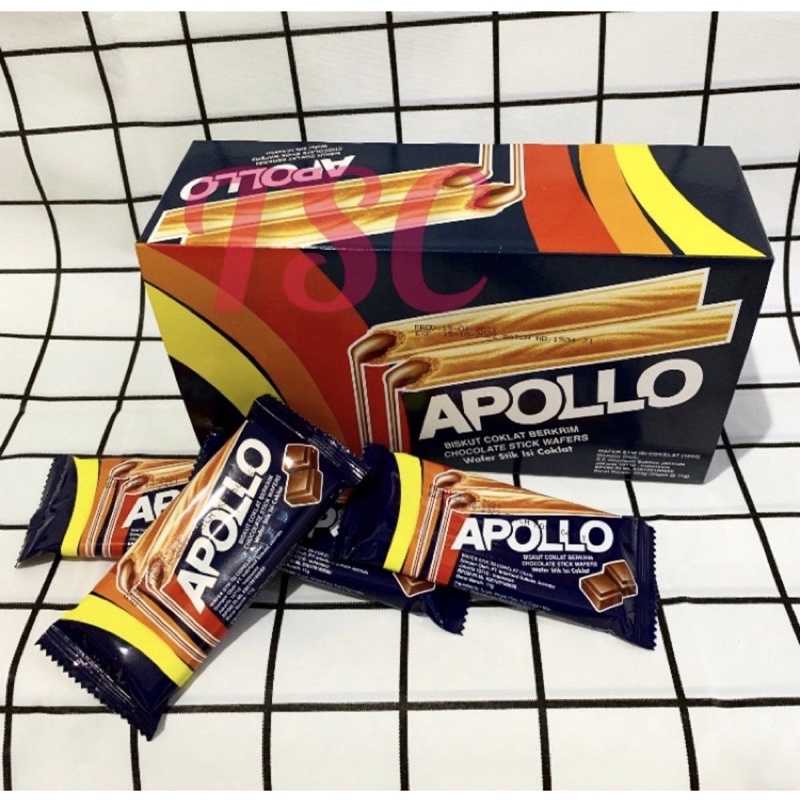 Jual Apollo Wafer Apollo Chocolate / Bubbles / Checker / Roka Peanut ...