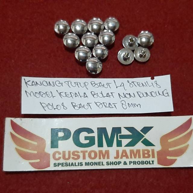 Jual Kancing Tutup Baut L4 Stainless Steel Model Bulat Kepala Non ...