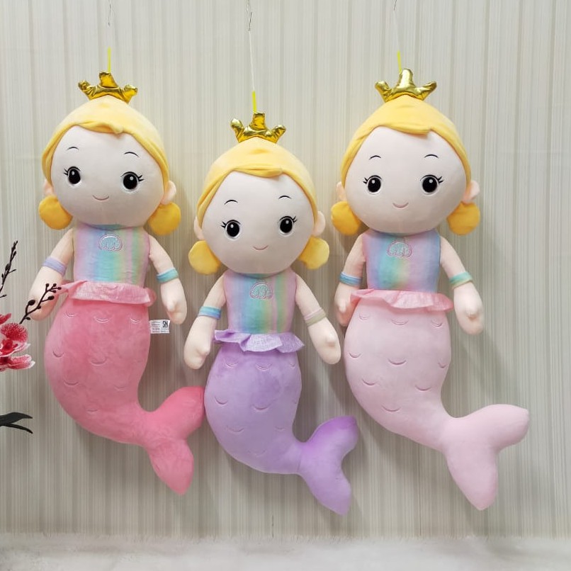 Jual Boneka Mermaid 60cm/24"/boneka karakter/boneka putri duyung/kado ...