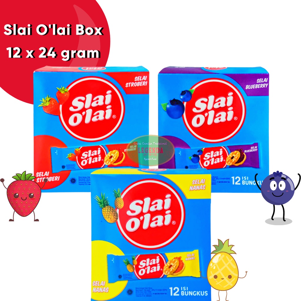 Jual Roma Slai Olai box isi 10 x 24gr slai o'lai | Shopee Indonesia