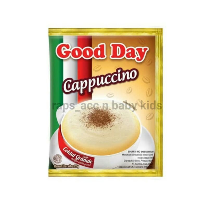 Jual kopi Good Day Cappuccino (kopi renteng) | Shopee Indonesia