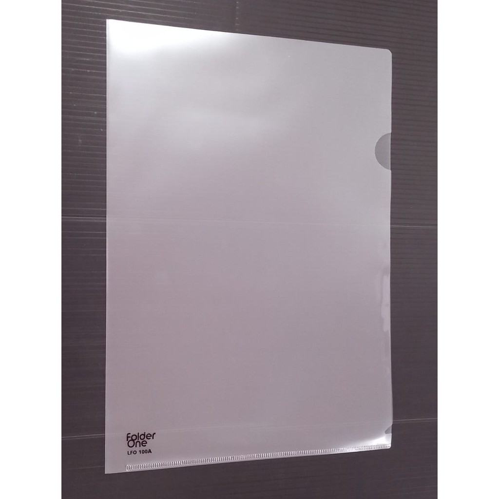 Jual Map L Bening Holder A4 Folder One / Map L A4 / Map Bening Sleeve A4 / Map Slip A4 | Shopee ...