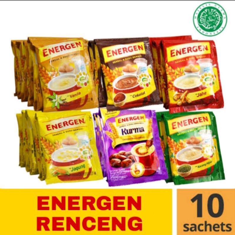 Jual Energen renteng 35gr x 10 sachet | Shopee Indonesia