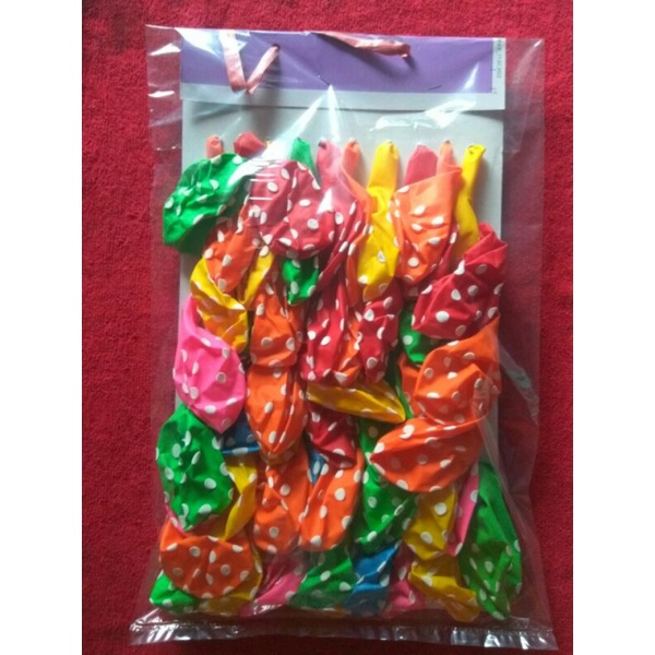 Jual Balon Motif/Balon Polkadot Layar isi 50/Balon Ulang Tahun | Shopee ...