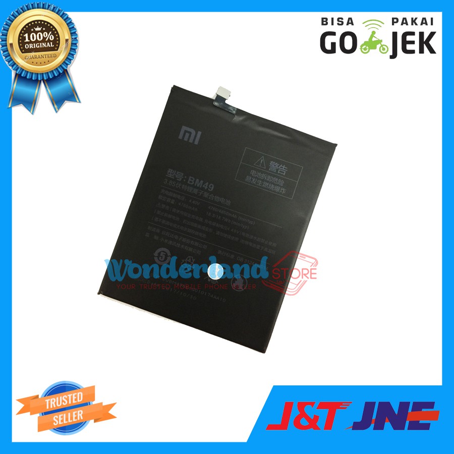 Jual Xiaomi Battery / Batt / Baterai Redmi Mi Max BM49 - 100% Original | Shopee Indonesia