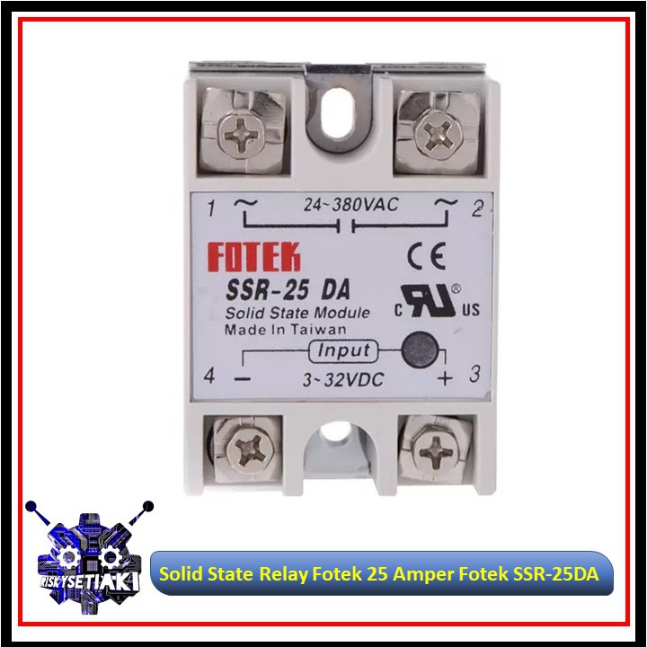 Jual Solid State Relay Fotek 25 Amper Fotek SSR-25DA | Shopee Indonesia