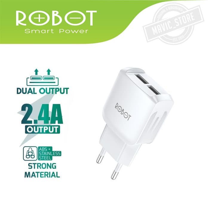 Jual Quick Charger ROBOT Adaptor Portable RT-K6 RTK6 2.4A / RT-K7 RTK7 ...
