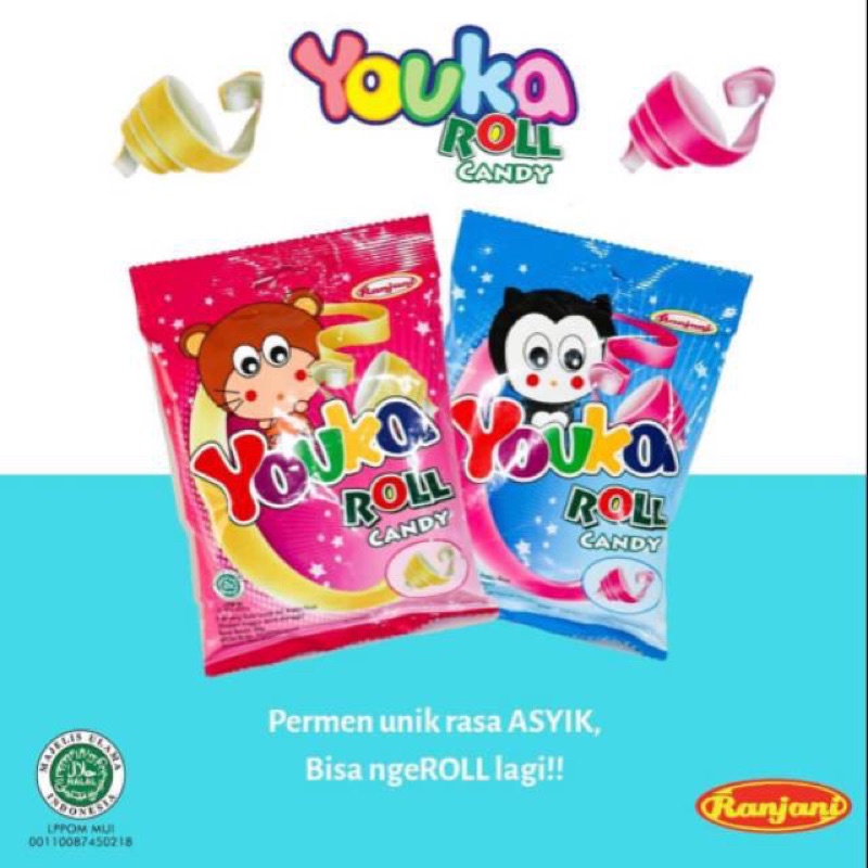 Jual Youka Roll Candy ( 20 pcs x @ 4,5g ) | Shopee Indonesia