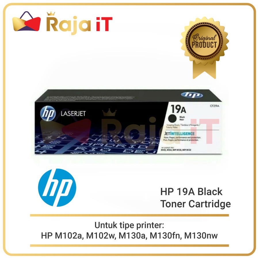 Jual HP Toner 19A Black Original Laser 19 A Cartridge Laserjet (CF219A ...