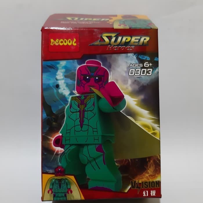 Jual Vision Lego Minifigure Avengers Infinity War Endgame Super Heroes ...