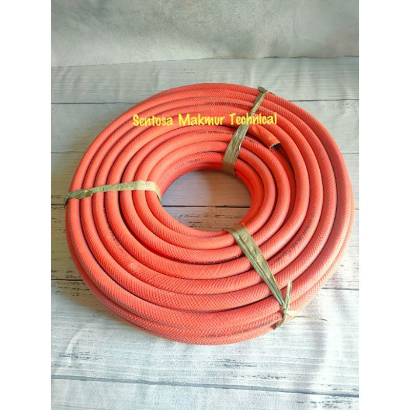 Jual SIMRIT GERMANY Selang Gas LPG Elpiji Tekanan Tinggi Orange 3 Lapis ...