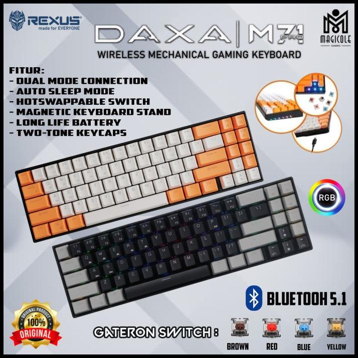 Jual Rexus Daxa M71 Pro - Gaming Keyboard | Shopee Indonesia