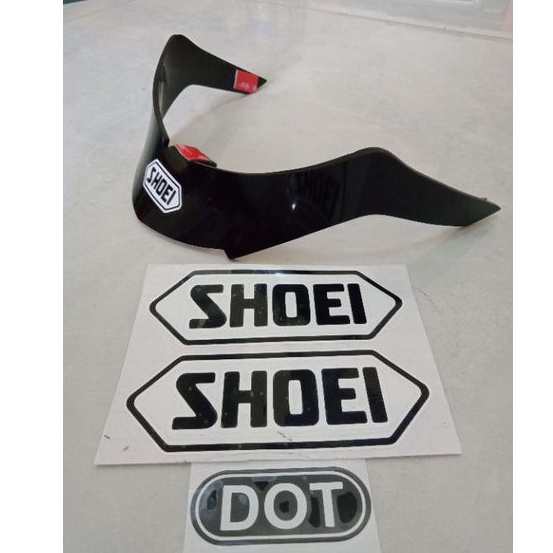 Jual spoiler helm ink dynamik + stiker Shoei,bahan akrilik | Shopee ...