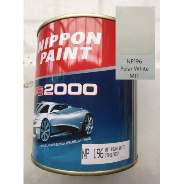 Jual Cat nippe 2000 no NP 196 nippon paint warna putih tulang polar ...