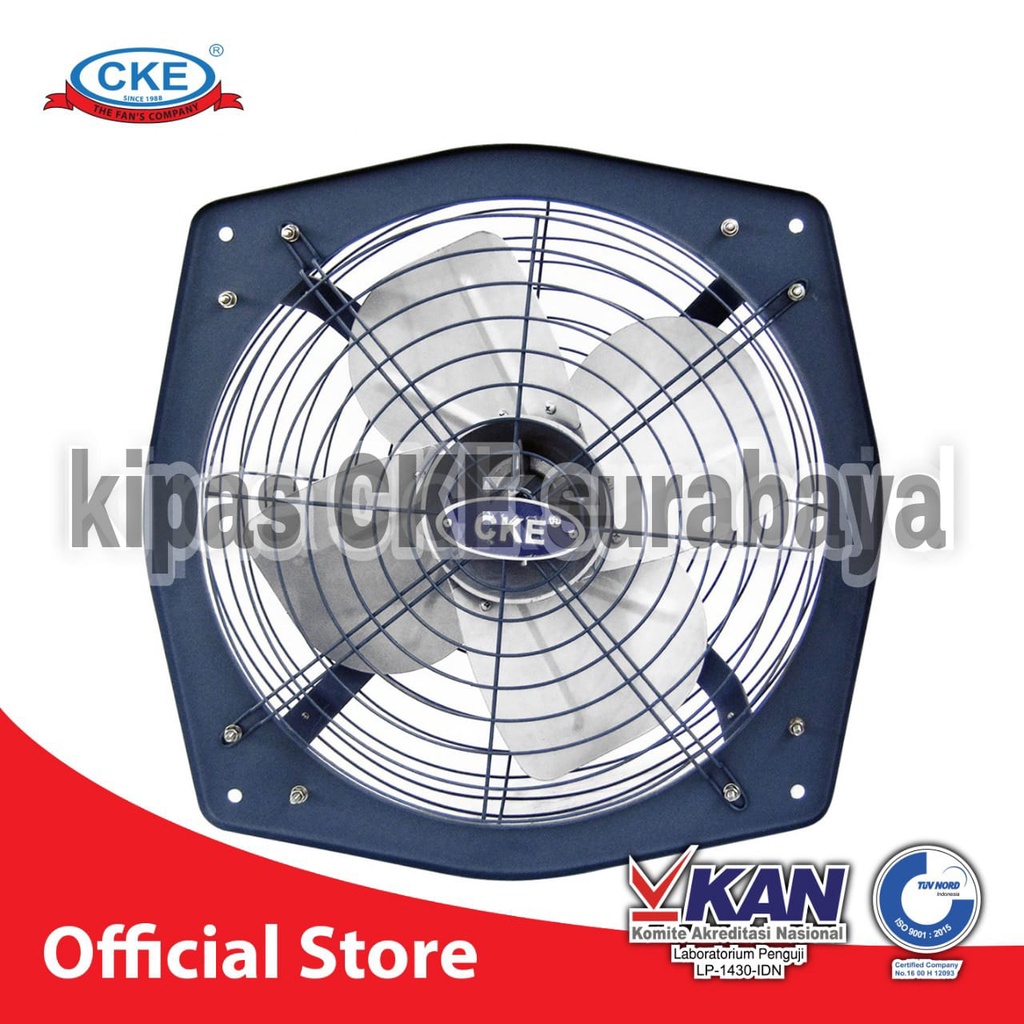 Jual CKE Exhaust Fan Extra DBN EEN-D18/1 220 Volt Inch Exhaust Dinding ...