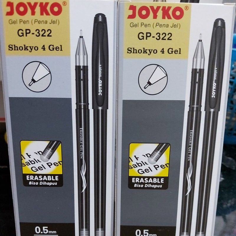 Jual pen gell joyko gp-322 shokyo 4 gell ( hrg tertera 12pcs) | Shopee Indonesia