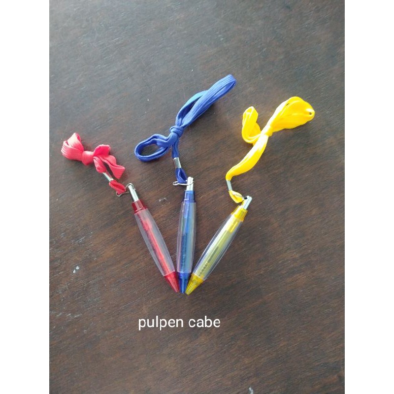 Jual Pulpen Promosi/Pen Promosi Cabe Tali | Shopee Indonesia