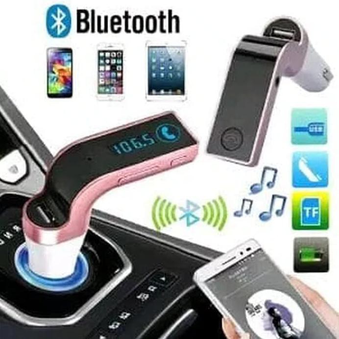 Jual MODULATOR G7 BLUETOOTH TRANSMITTER / SAVER CAR CHARGER MOBIL ...