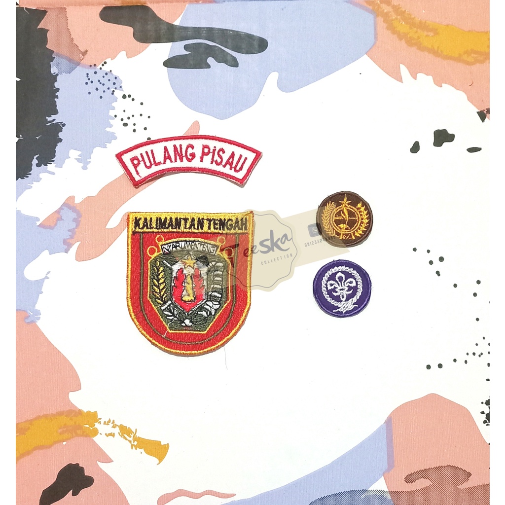 Jual Set Atribut Seragam Pramuka Logo Tunas Kelapa dan Wosm, Logo ...