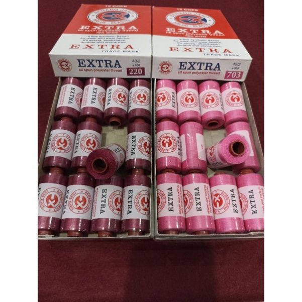 Jual Benang extra 50 yar warna khusus baju seragam bayangkari | Shopee ...