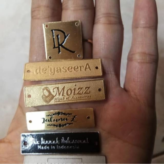 Jual Cetak Label Plat stainless | Shopee Indonesia