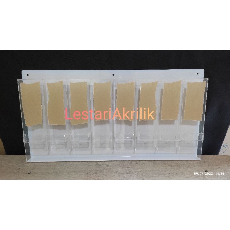 Jual display mie / rak indomie / akrilik tempat mie / akrilik display ...